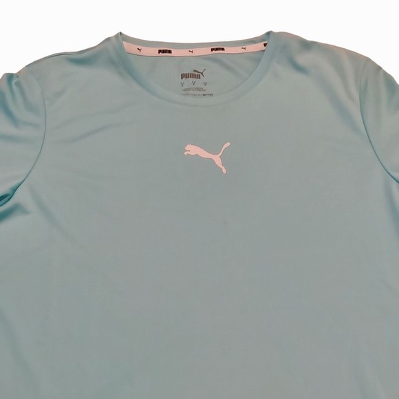 Puma | Tops | Puma Womens Blue Long Sleeve Moisture Wicking Cooling ...